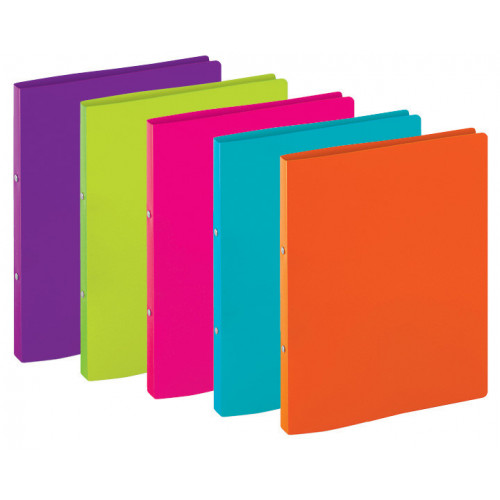 Tiger Stationery - A4 Slim Ring Binder Vivid Assorted