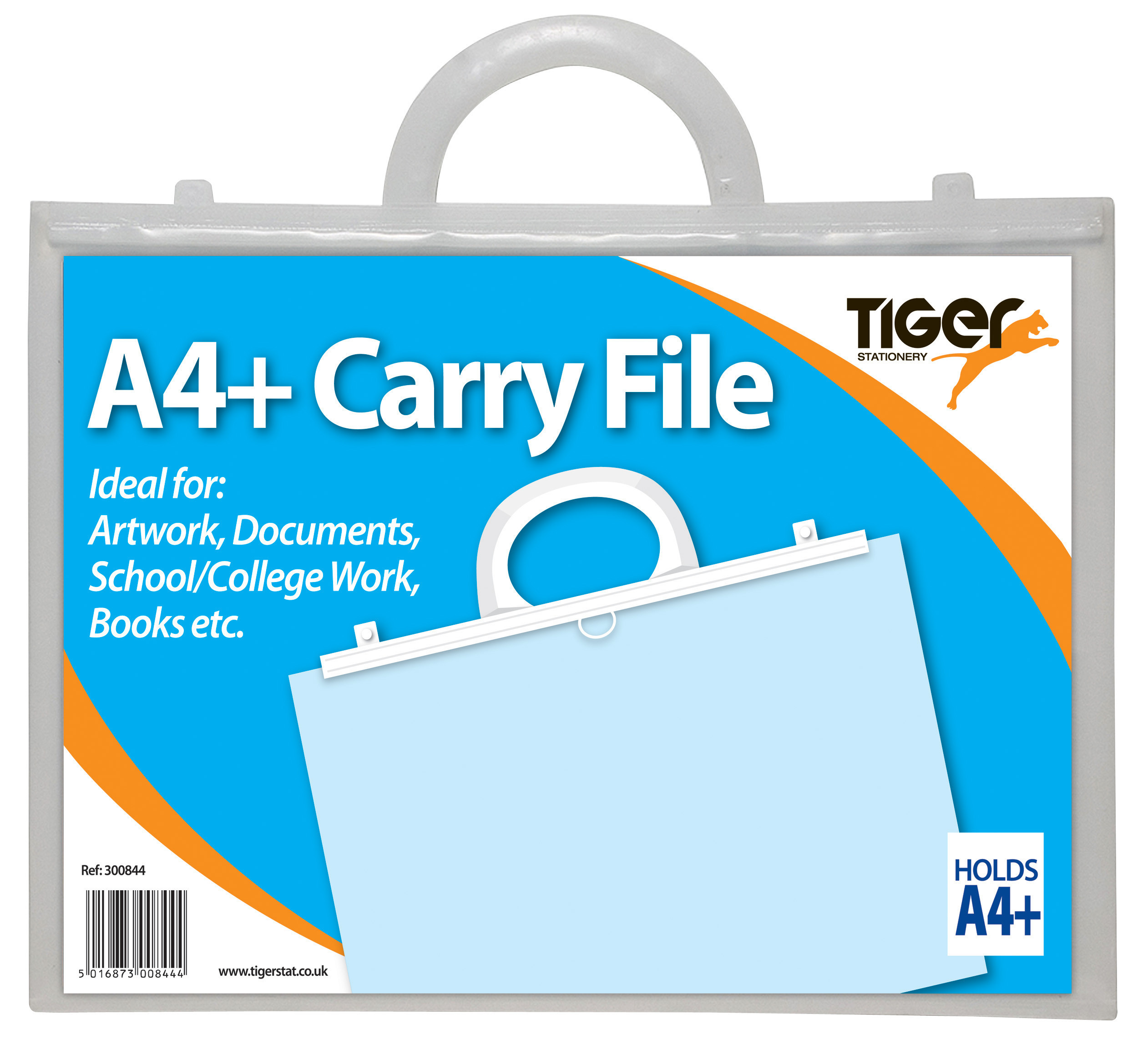 Tiger Stationery - A4+ Carry File Clear