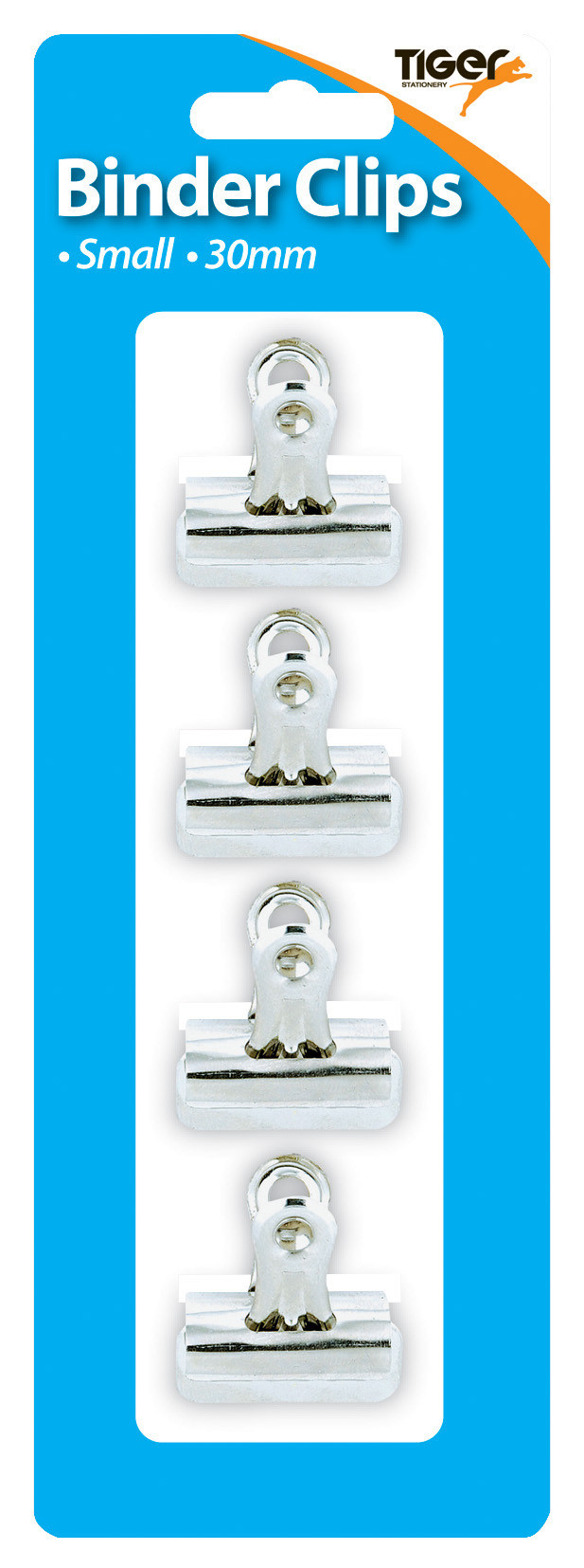 Tiger Stationery - Letter Clips Pack 4 30mm