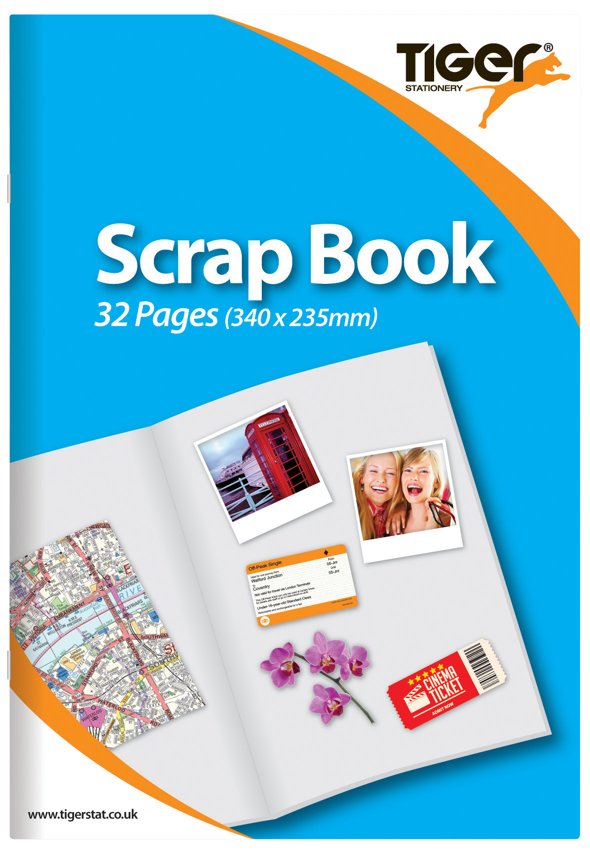 Tiger Stationery - Tiger Scrapbook