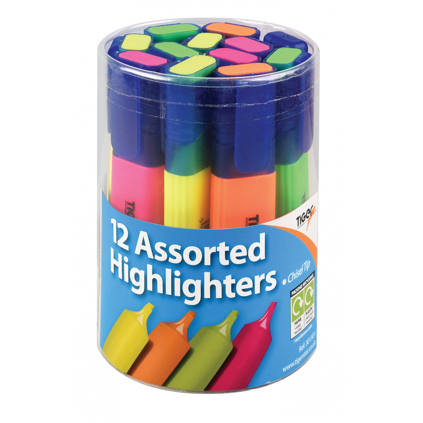 Tiger Stationery - Highlighters Tub