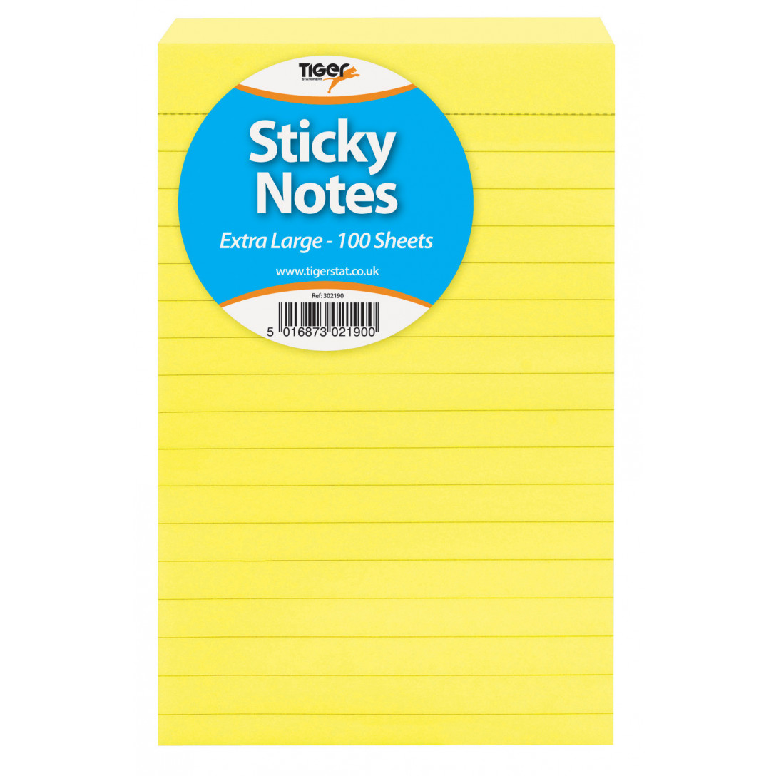Tiger Stationery - Extra Large Sticky Notes