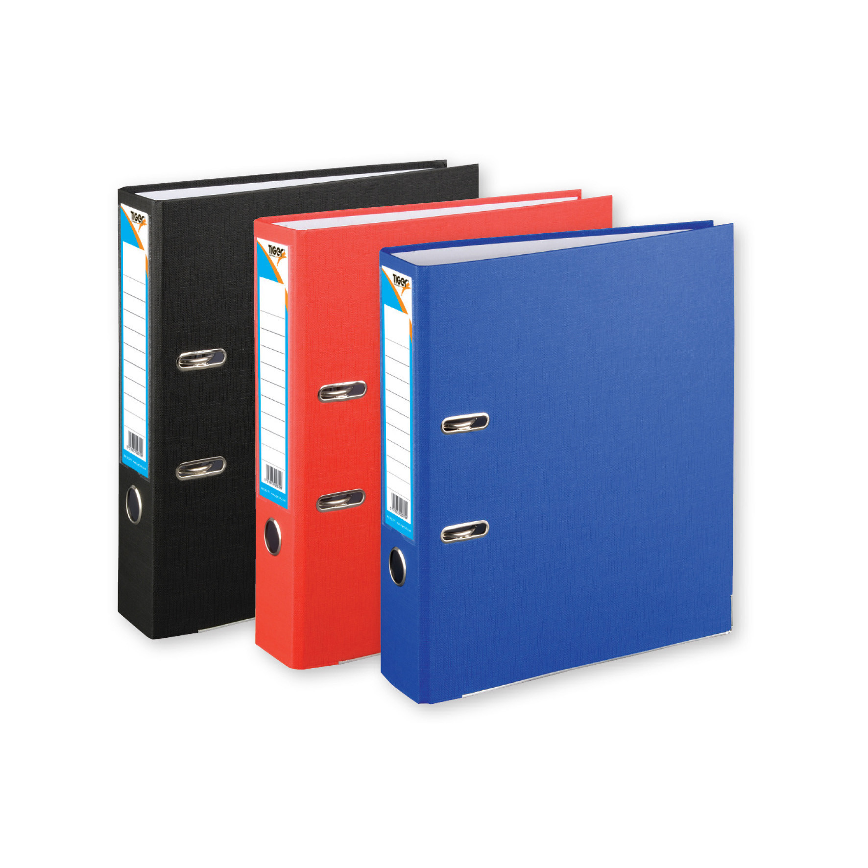 Tiger Stationery - A4 Lever Arch Office Colours