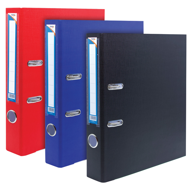 Tiger Stationery - A4 Narrow Lever Arch Office Colours