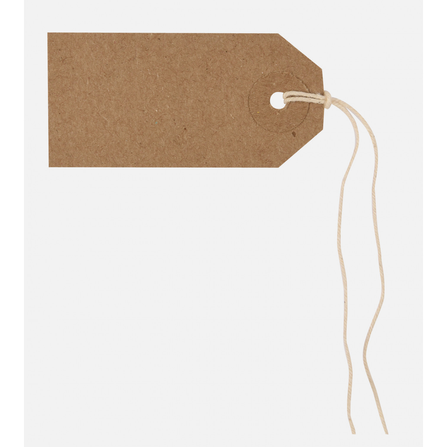 Tiger Stationery - Box of 1000 Buff Strung Tags 70 x 35mm