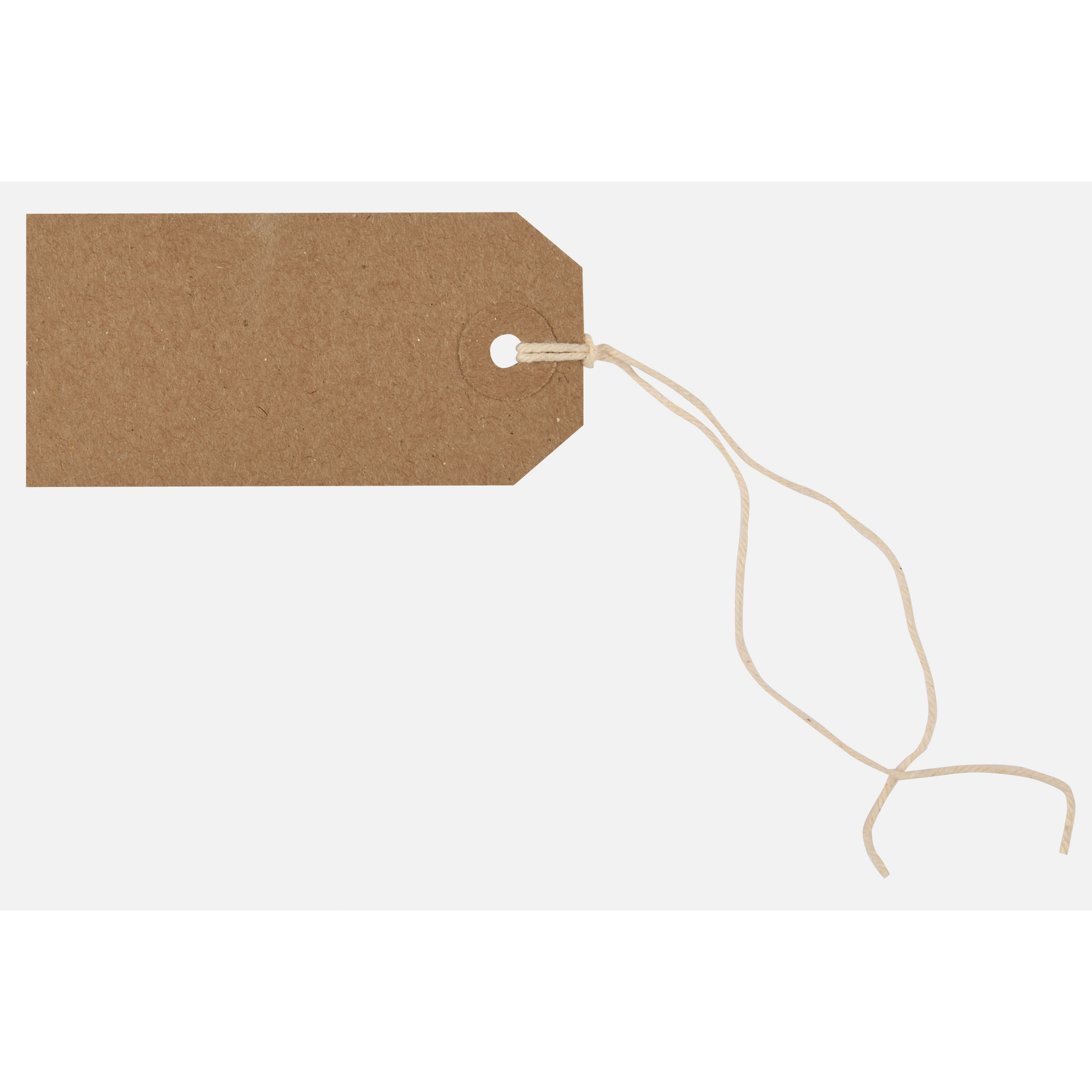 Tiger Stationery - Box of 1000 Buff Strung Tags 82 x 41mm