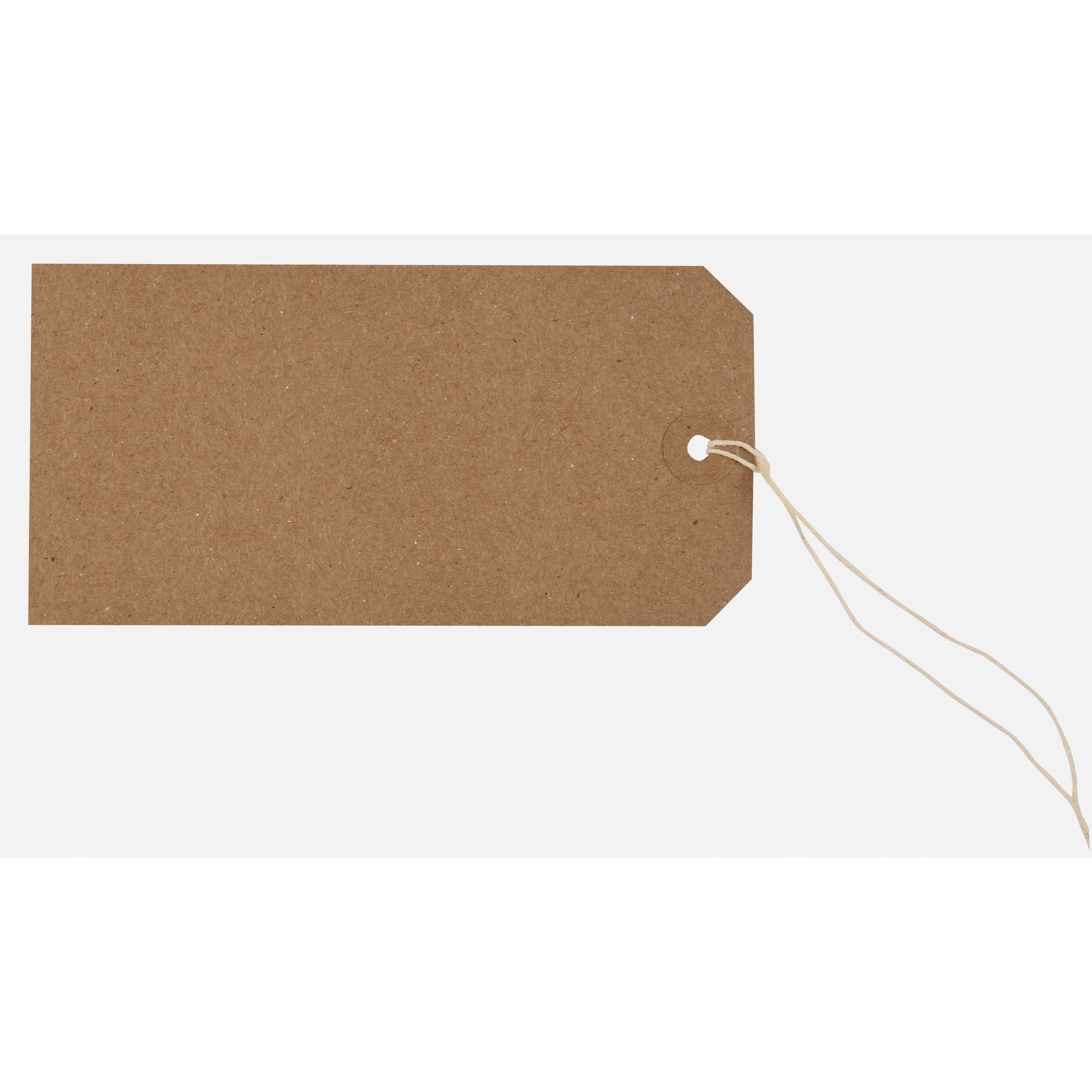 Tiger Stationery - Box of 1000 Buff Strung Tags 120 x 60mm