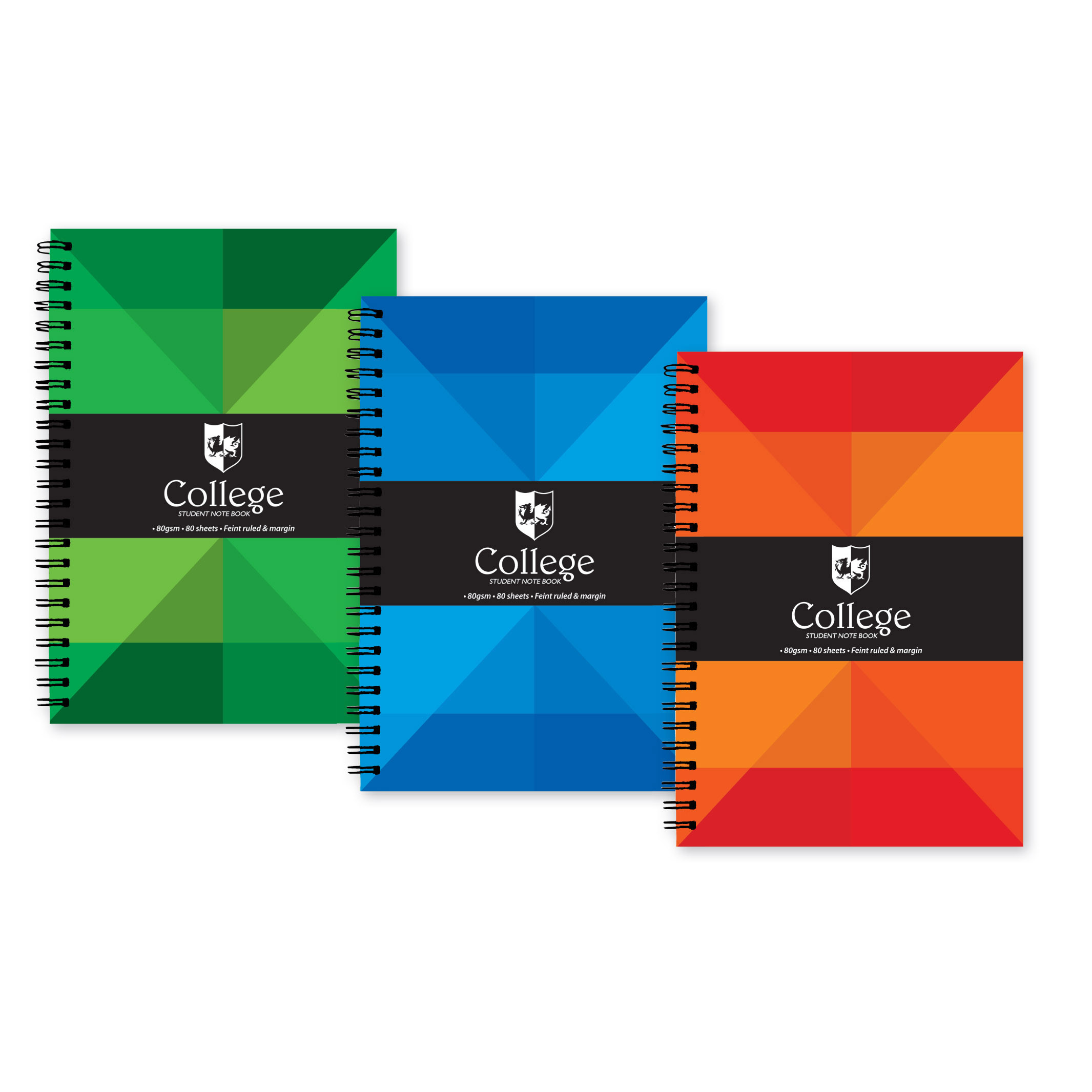 Tiger Stationery - College Range Twinwire A5 80gsm 80 Sheet Soft Touch