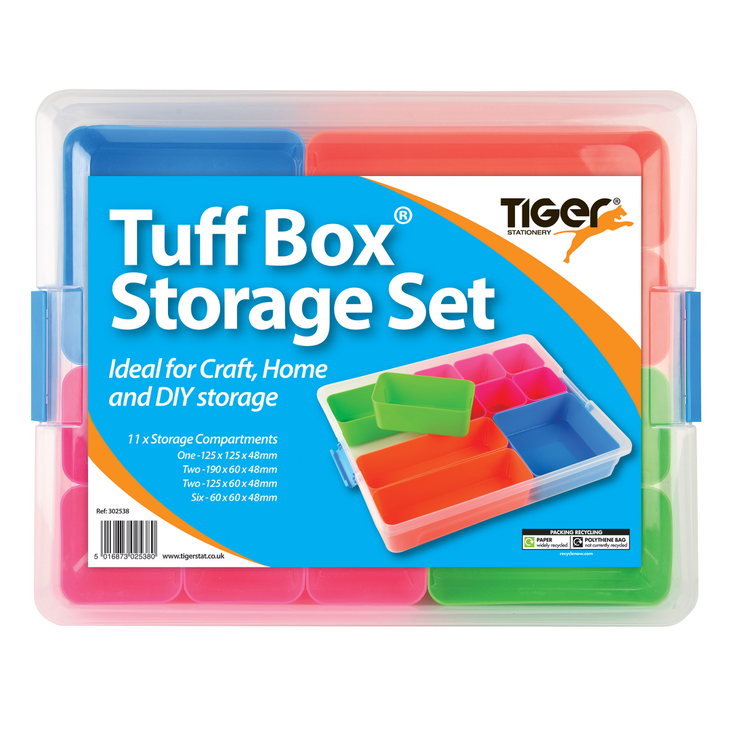 Tiger Stationery - Tuff Box 13 Pcs Storage Set